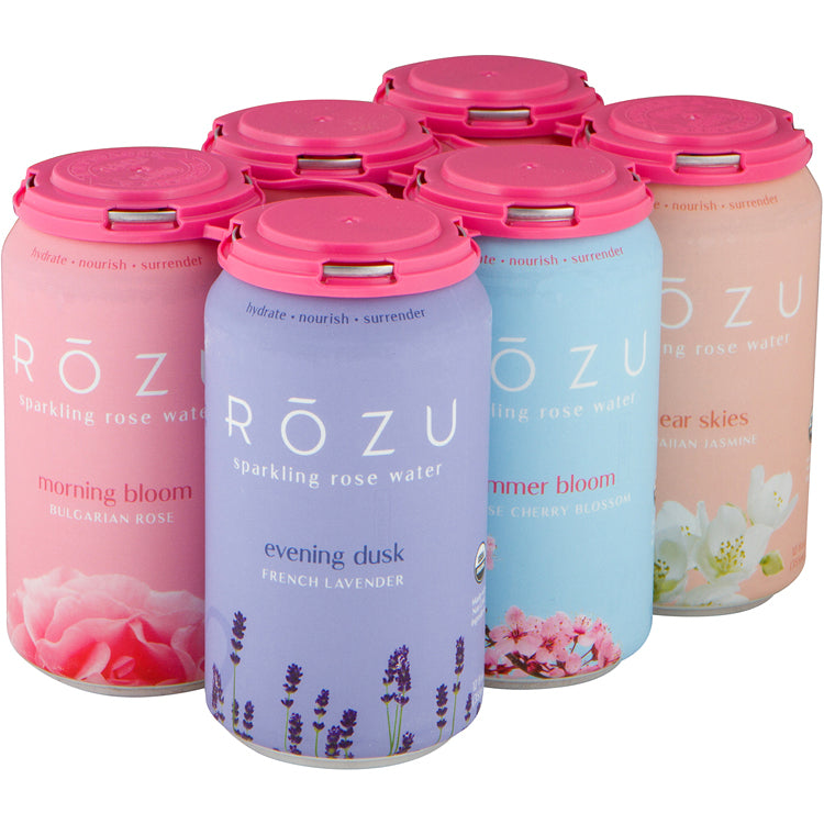 Rōzu Variety 6-Pack – Rōzu - Sparkling Rose Water